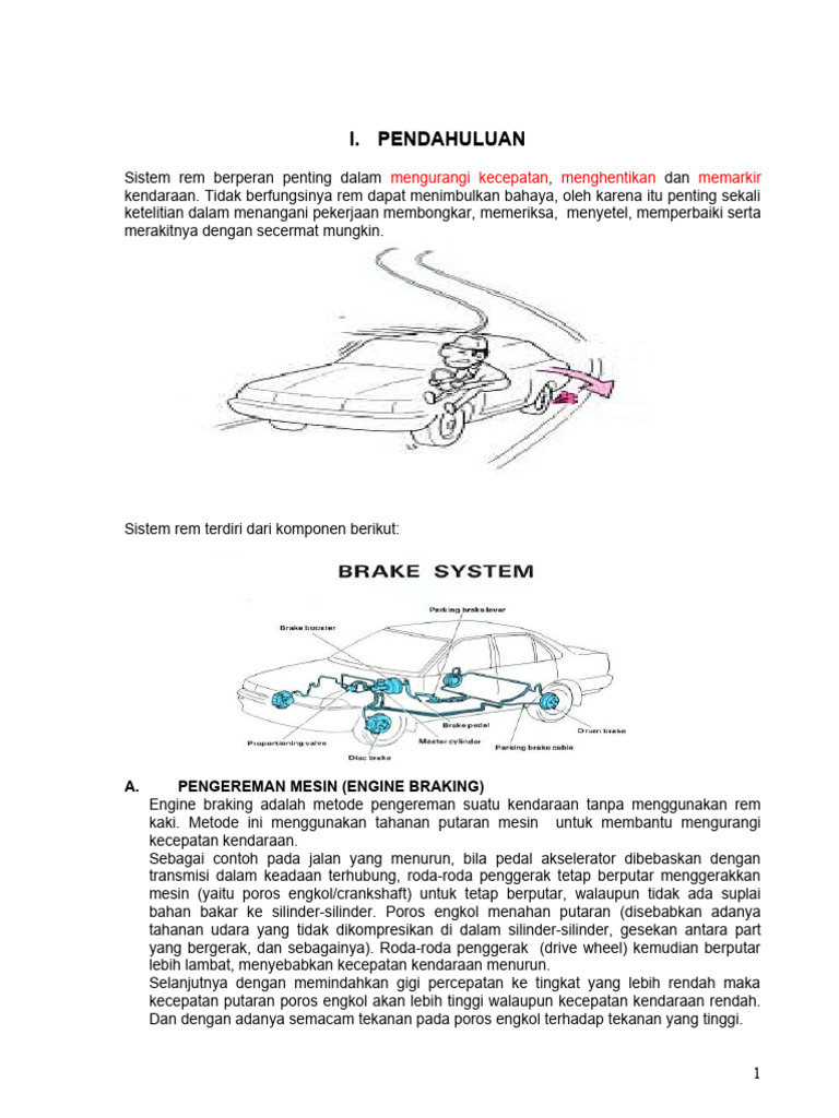Modul-Sistem Rem | PDF