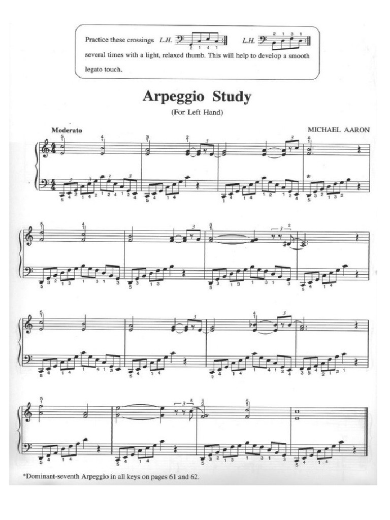 Arpeggio Study | PDF