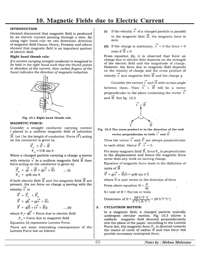 Magnetic Field | PDF