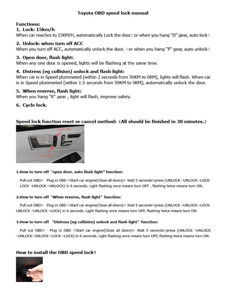 Obd Lock | PDF | Technology & Engineering