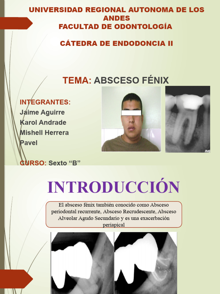 Absceso Fenix | PDF | Odontología | Medicina