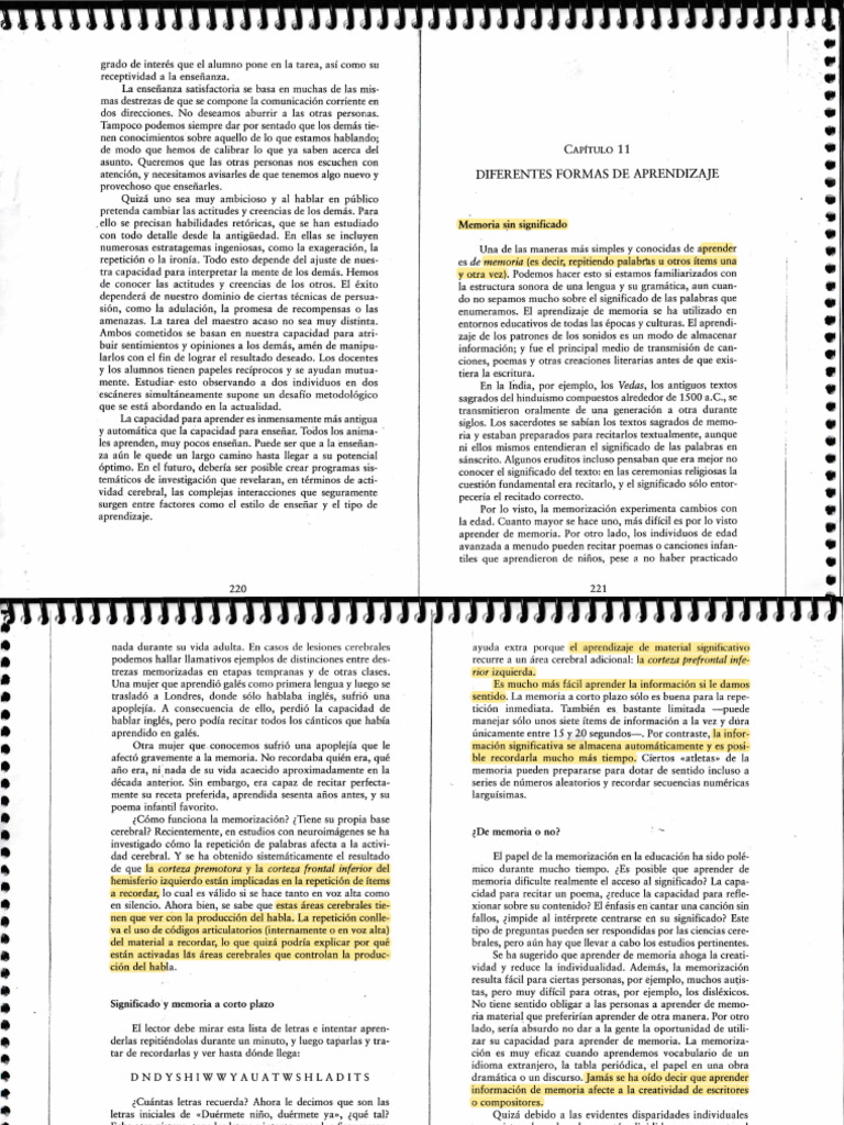 Blakemore y Frith - Diferentes Formas de Aprendizaje | PDF | Memoria ...
