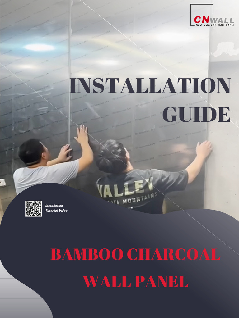 Bamboo Charcoal Wall Panel Installation Guide | PDF | Plaster | Drywall