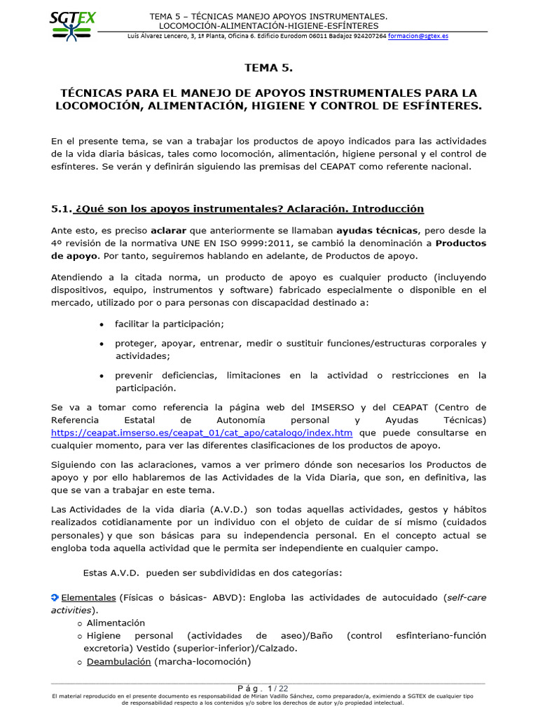 TEMA5 | PDF | Cuchillo | Ducha