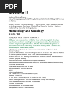 Hematology: Practice Worksheet 1 | PDF | Coagulation | Intravenous Therapy