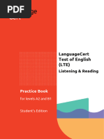 Language Cert B1 Practice Tests | PDF
