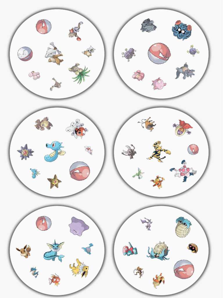 Cartas Dobble Pokemon | PDF