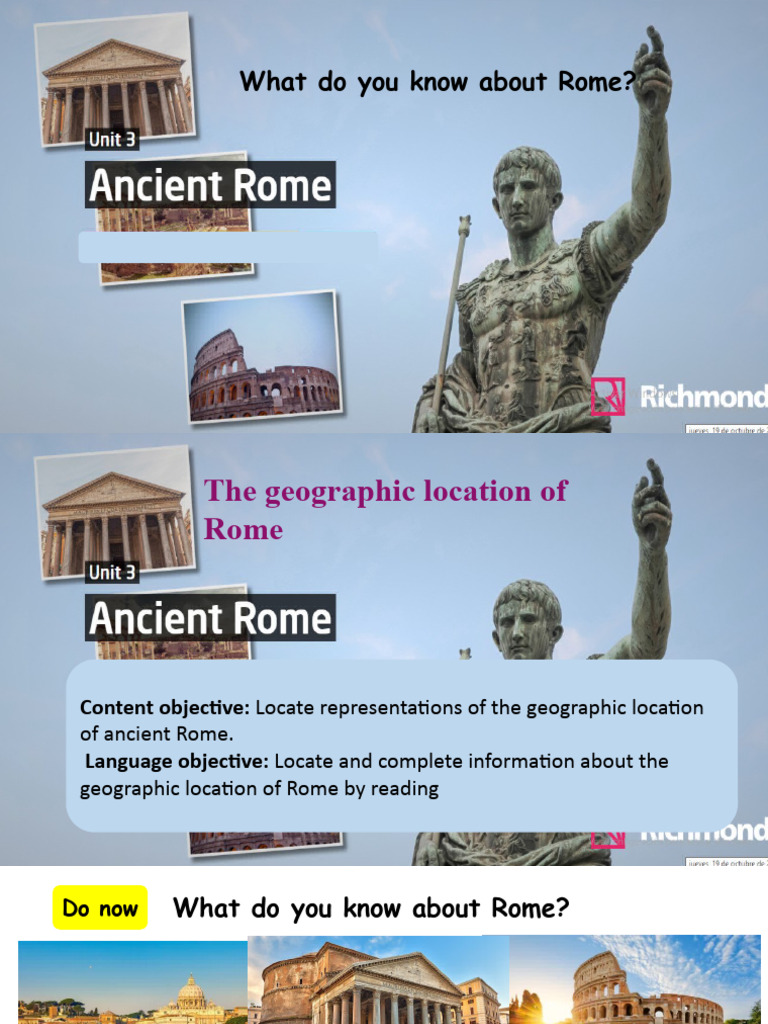Lesson 1 Ancient Rome | PDF