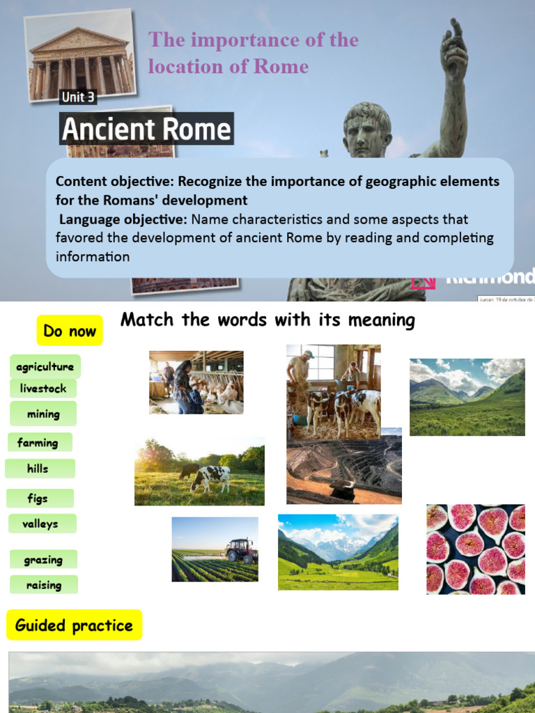 Lesson 2 Ancient Rome | PDF | Agriculture | Vegetables