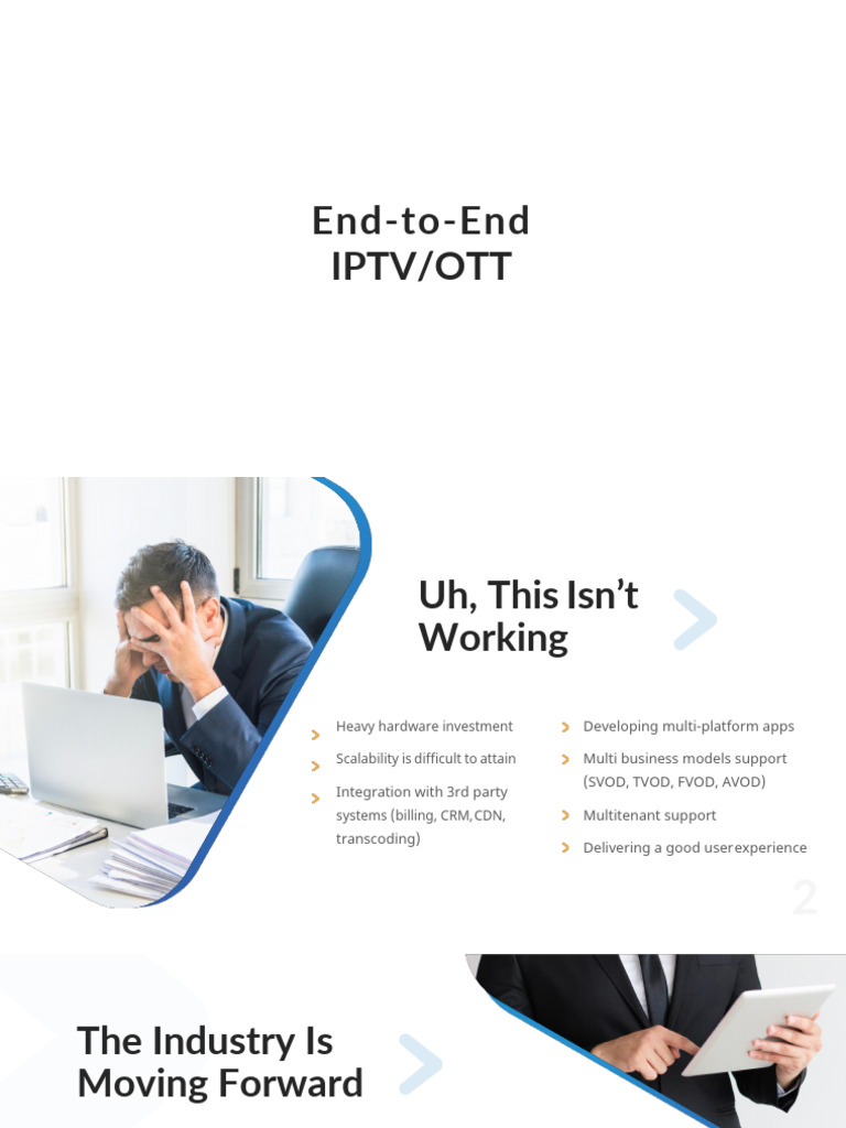 OTT IPTV Presentation v2 | PDF | Video On Demand | Cloud Computing
