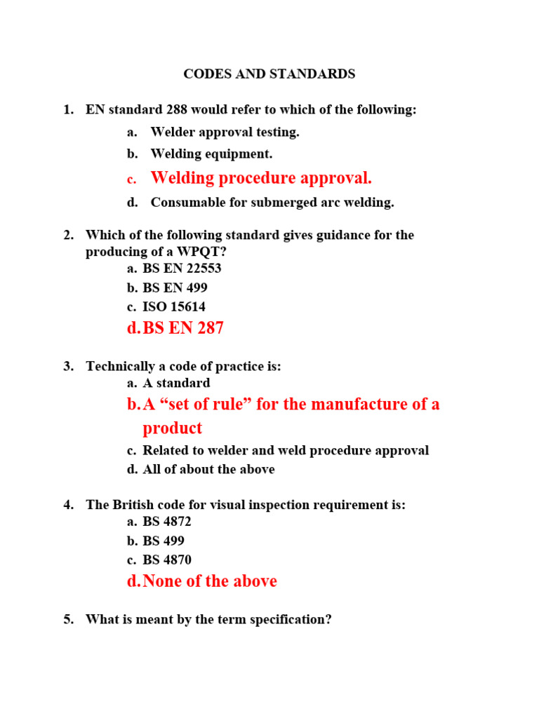 Codes and Standards | PDF
