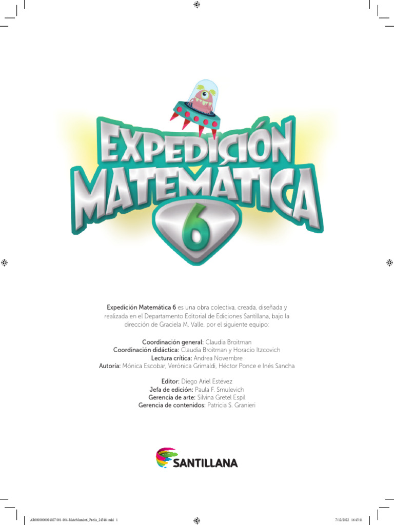 EXPEDICIÓN MATEMÁTICA 6 Completo | PDF | División (Matemáticas) | Triángulo