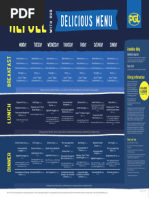 Tender Loving Cuisine Menu 2023/24 | PDF | Cheesecake | Curry