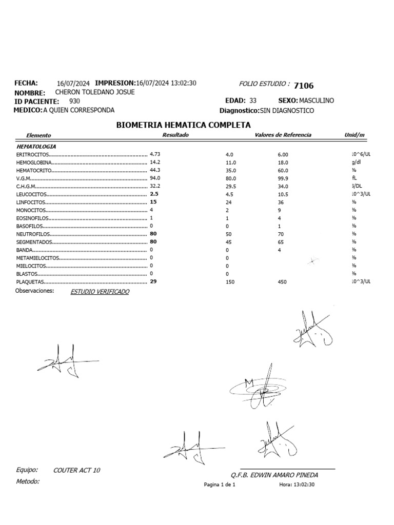 VFFFF | PDF | Hematología | Histología