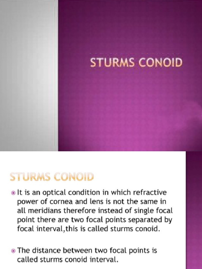 Sturm Conoid | PDF