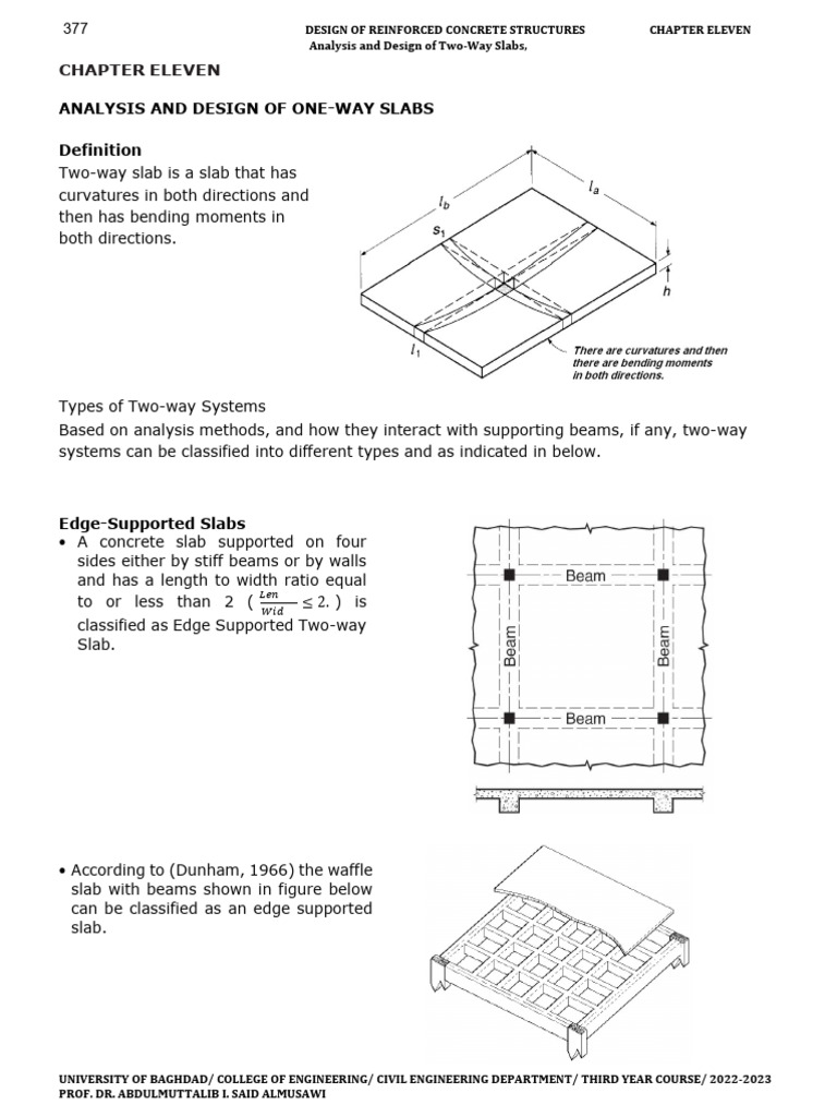 Two-Way Slab Design and Analysis Guide | PDF | Beam (Structure ...