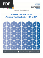 Suctioning Guidelines for Children | PDF | Medicine | Physiology