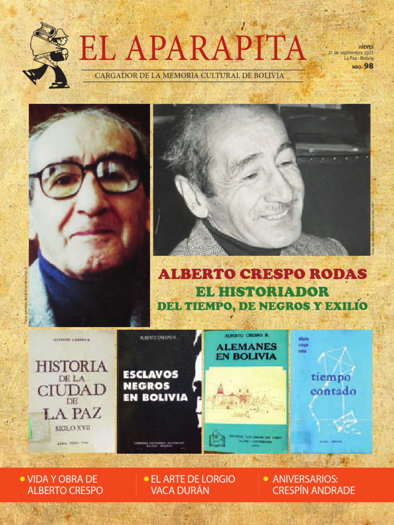 Alberto Crespo Historia | PDF | Bolivia | Educación en artes liberales