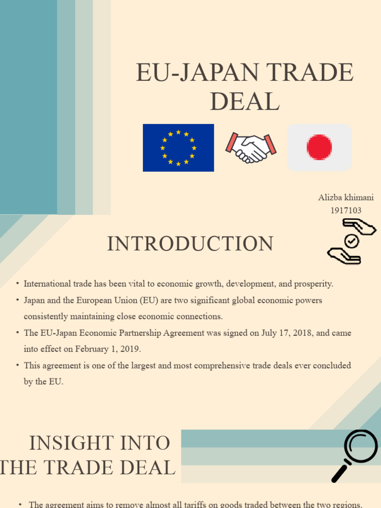 EU-japan Trade Deal | PDF | European Union | Trade Agreements