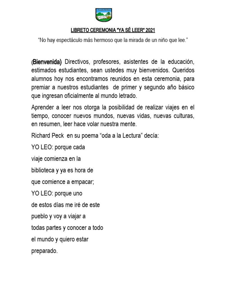 Libreto Ya Sé Leer 2 | PDF | Ciencia cognitiva | Modificación de ...