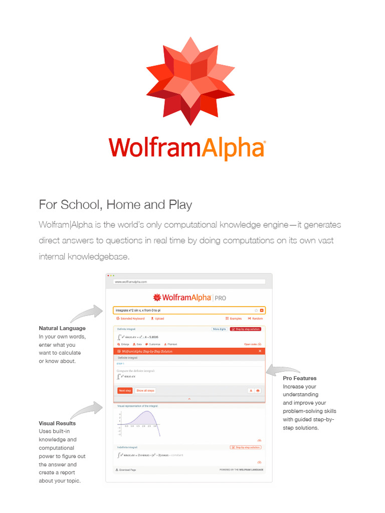 Wolfram Alpha - Academic Brochure | PDF | Mobile App | Computing