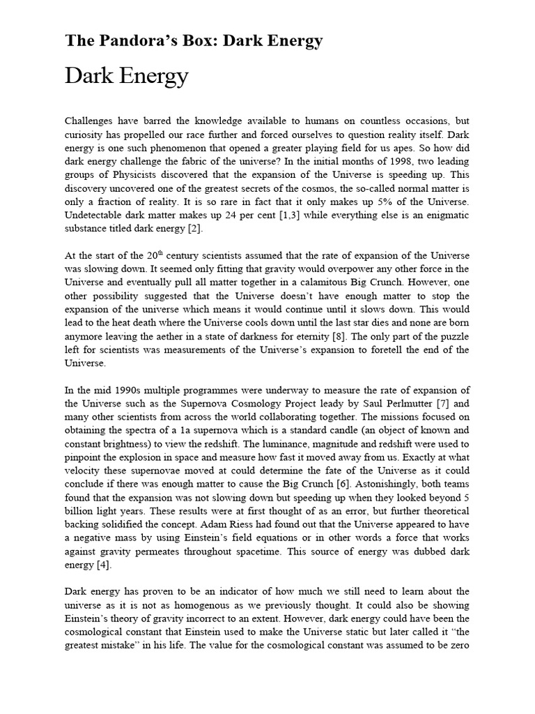 Dark Matter | PDF | Dark Energy | Universe Dark Matter | PDF | Dark Energy | Universe