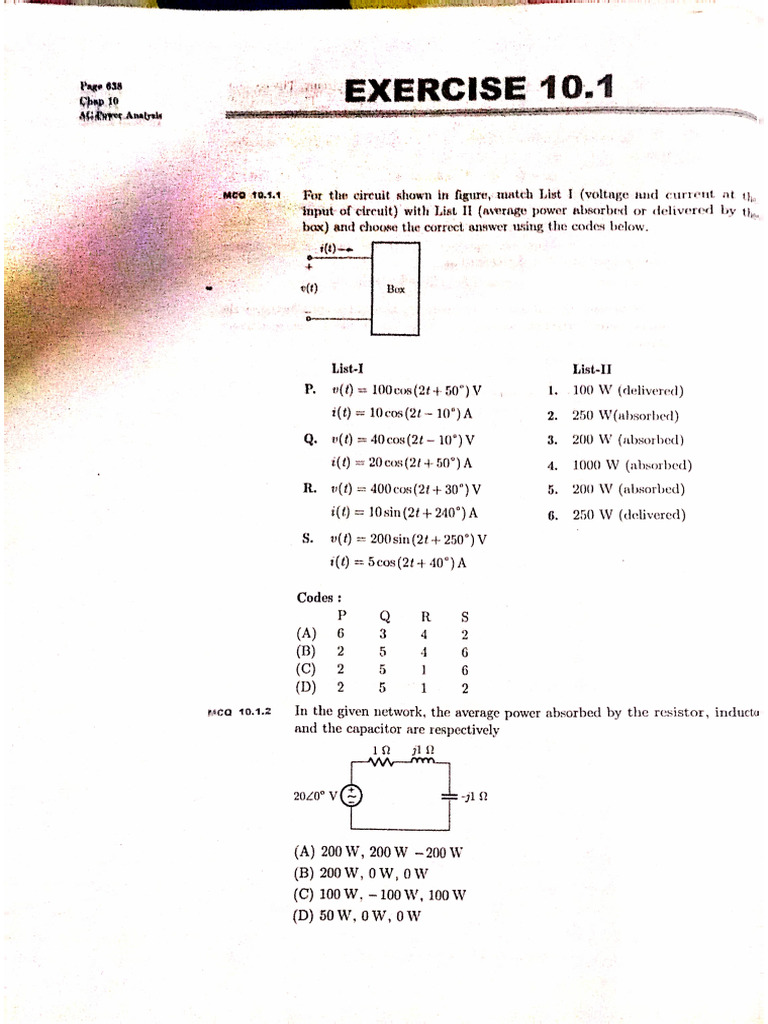 Ac Power Analysis | PDF