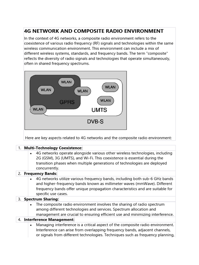 3rd Unit Network Technologies Pdf Cognitive Radio Channel Access