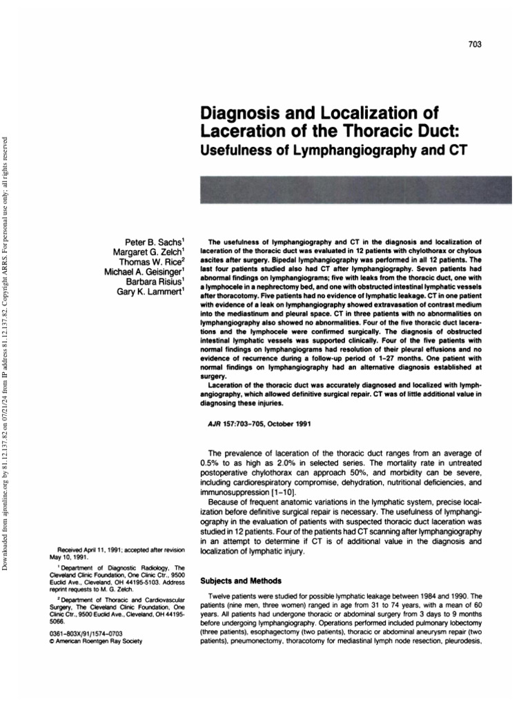 Sachs Et Al 2013 Diagnosis and Localization of Laceration of The ...