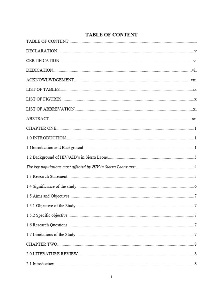 HIV/AIDS Perception in Sierra Leone Healthcare | PDF | Hiv/Aids | Hiv