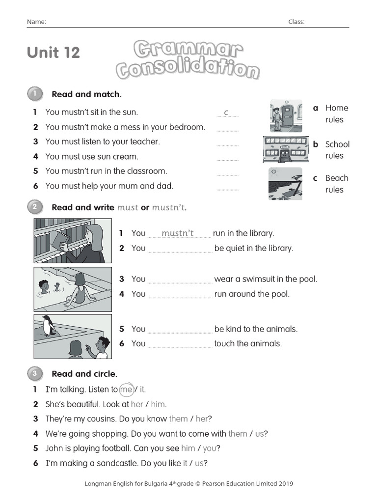 Classroom Rules for 4th Grade English | PDF | Language Arts & Discipline