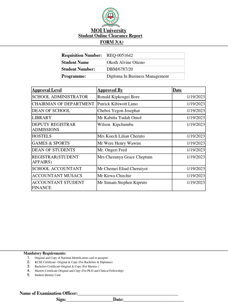 Clearancereport DBM678720 | PDF | Government And Personhood | Access ...