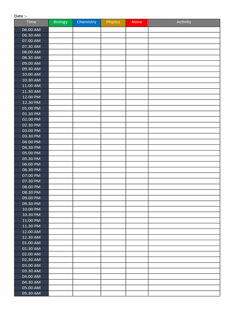 My Time Manager 2 | PDF | Natural Sciences | Physical Sciences