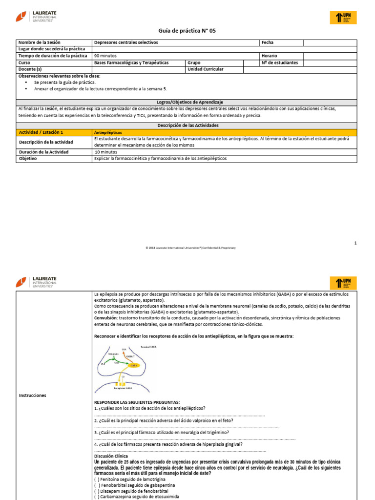 Guia Depresores Selectivos 2024-1 | PDF | Analgésico | Opioide
