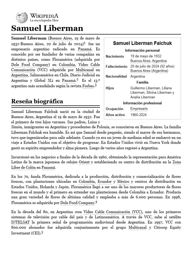 Samuel Liberman | PDF | America latina