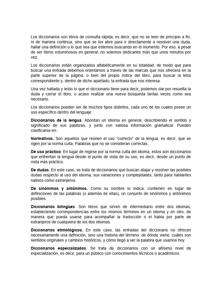 Diccionario Definicion | PDF | Diccionario | La lingüística aplicada