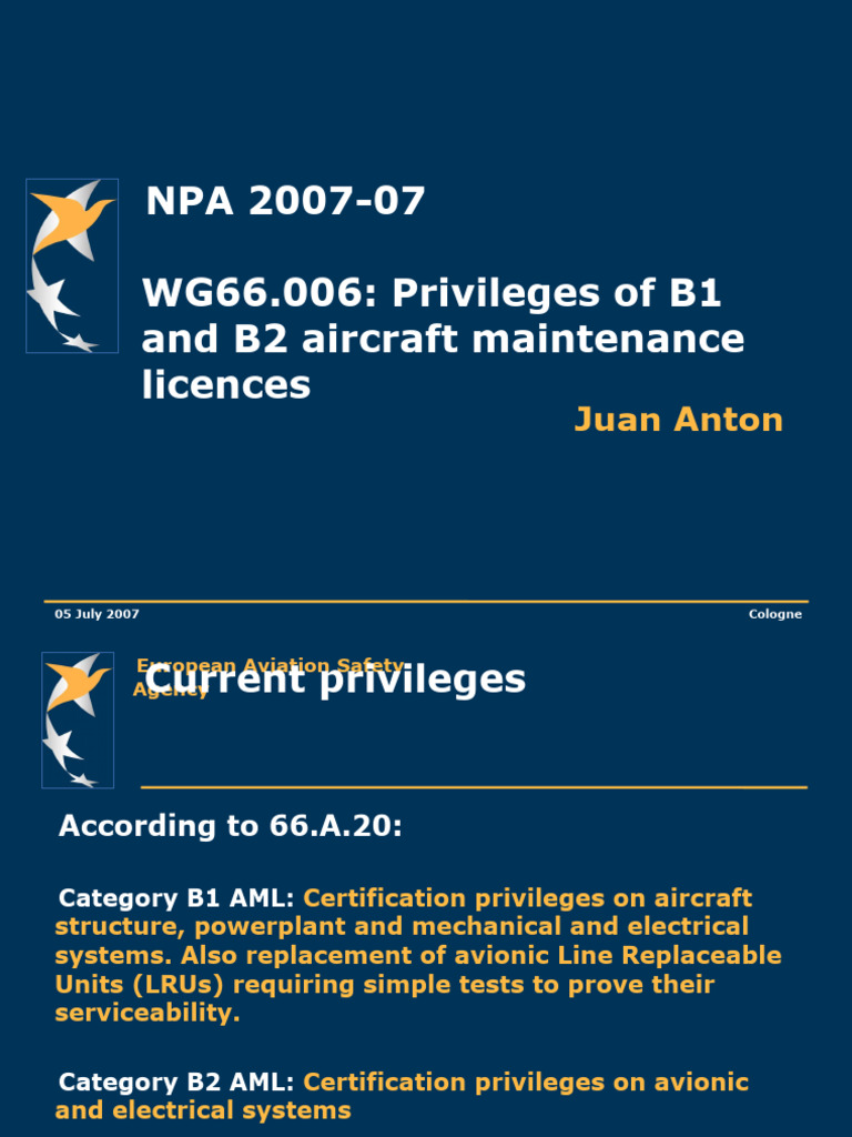 66.006 (Presentation) | PDF | Aviation Safety | Aviation