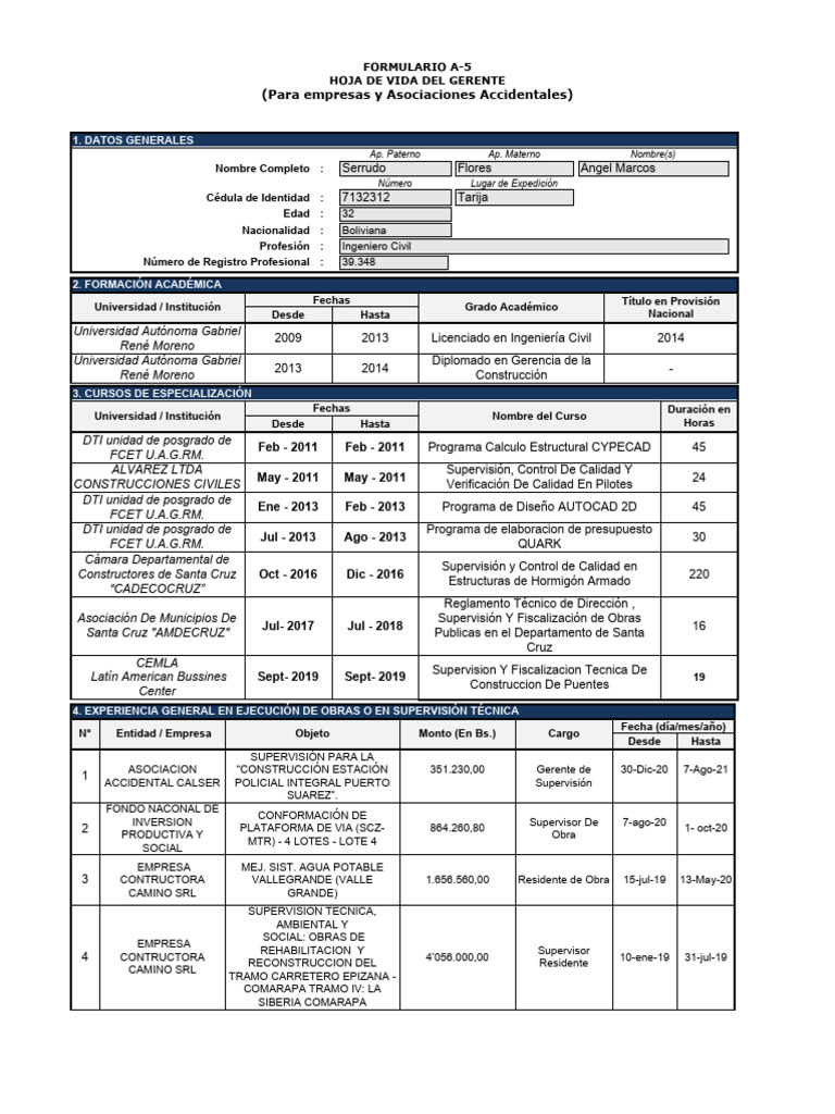 Formulario A - 5 | PDF | Ingeniería