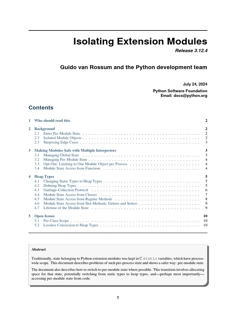 Howto Isolating Extensions | PDF | Class (Computer Programming ...