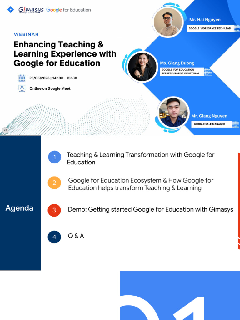 (GG) Event - Enhancing Teaching & Learning Exprerience With Google For ...