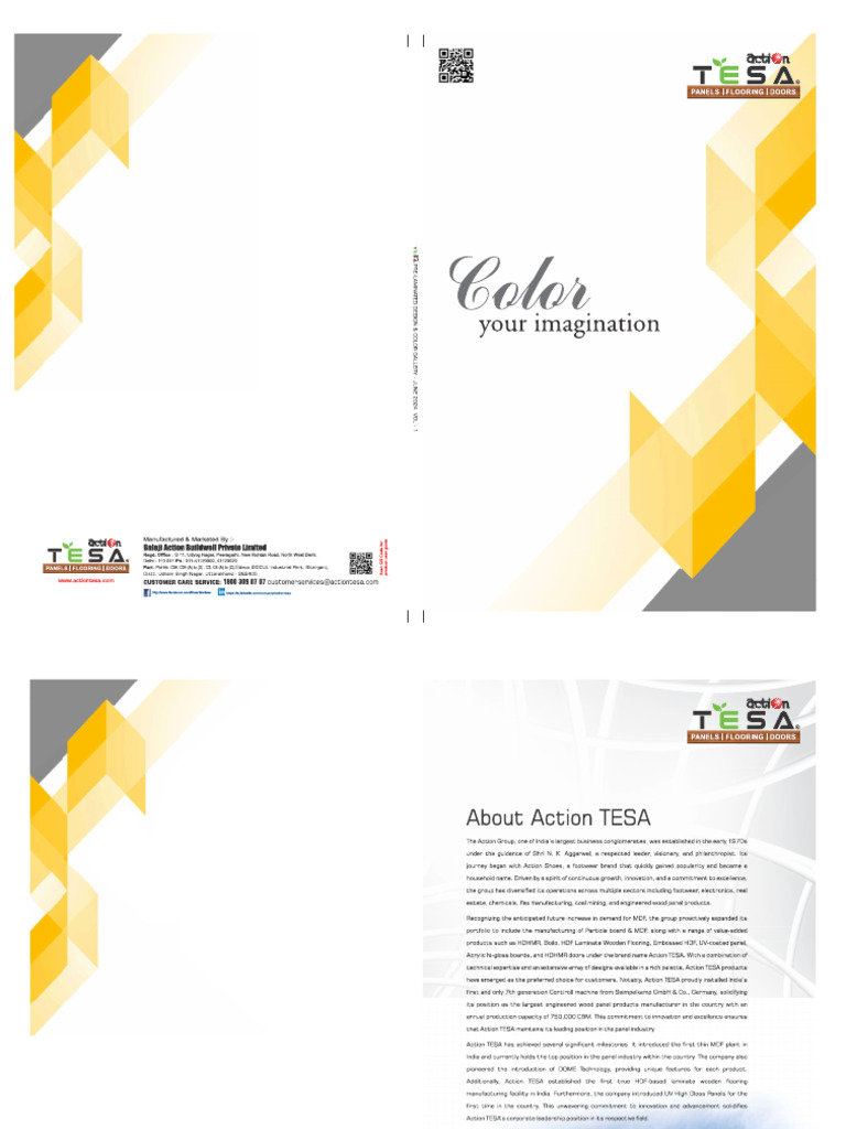 Prelam Shade Card Brochure | PDF