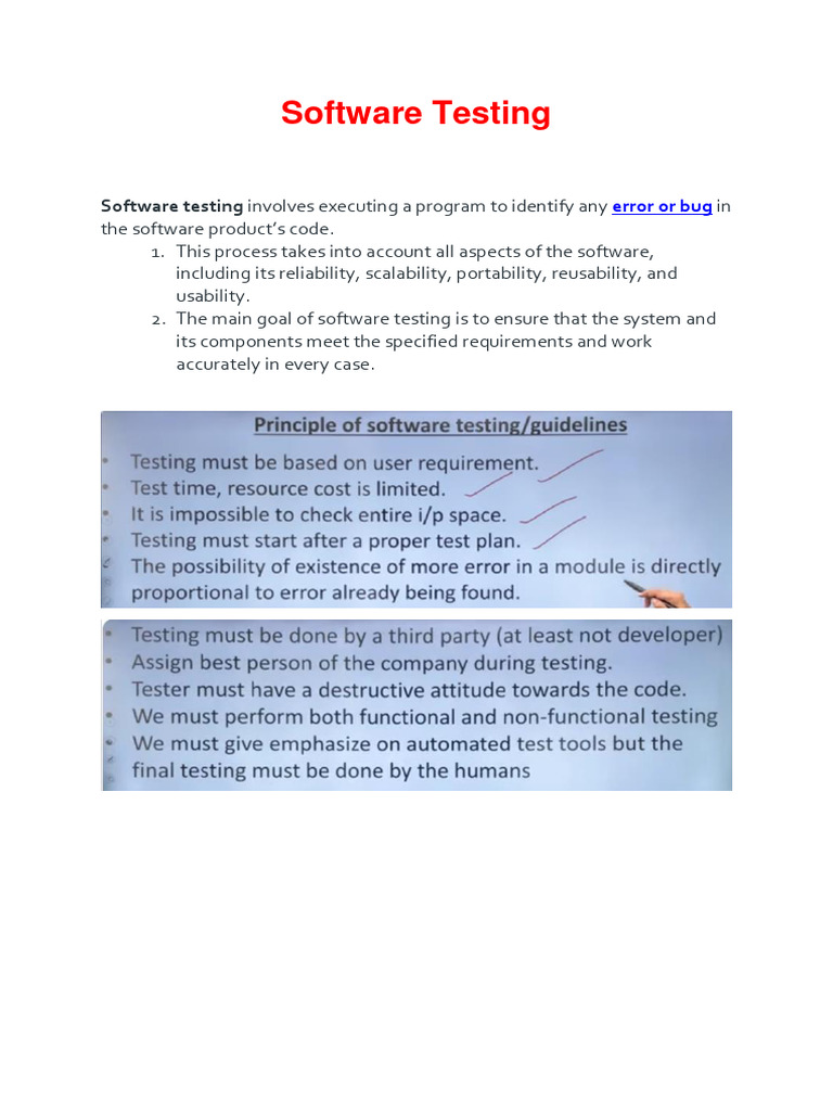 Software Testing | PDF | Software Testing | It Service Management