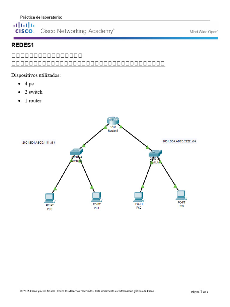 Formato de Laboratorio Cisco | PDF