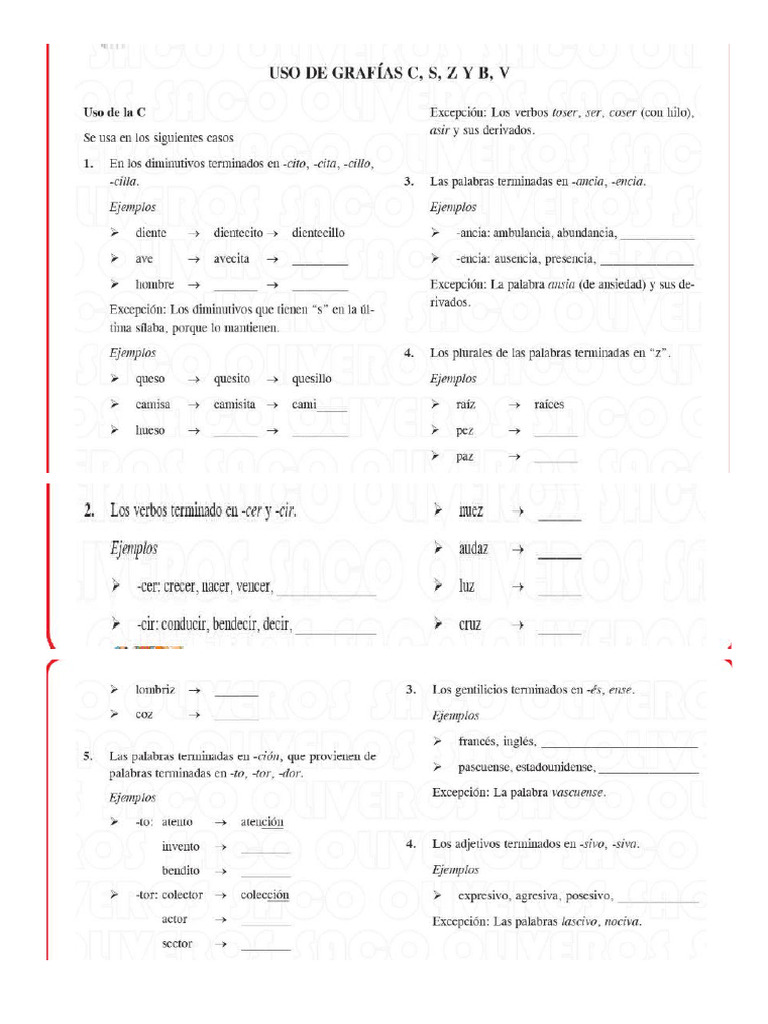 Uso de La C S Z | PDF