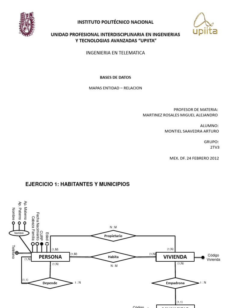 Diagramas (Entidad-Relacion) | PDF