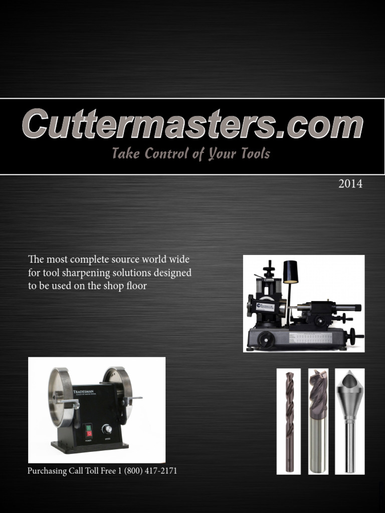 Cuttermaster End Mill Sharpening Solutions | PDF | Grinding (Abrasive ...