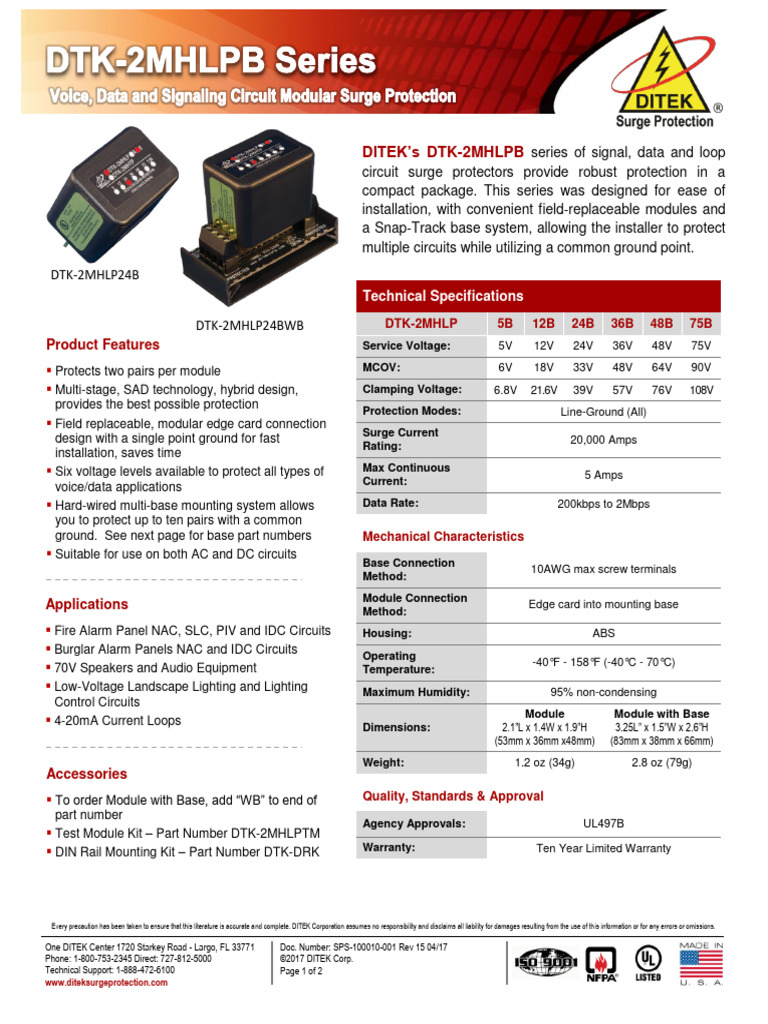 DTK 2mhlpb Series Ds r15 | PDF | Equipment | Computer Engineering