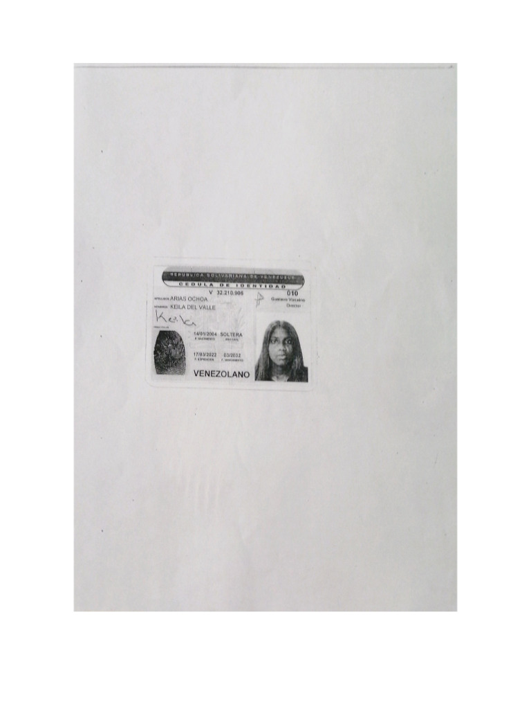 Documento de Inscripción de Keila Arias | PDF