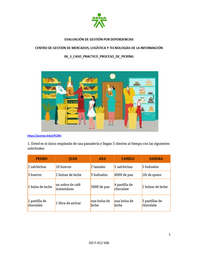 06_3_CASO_PRACTICO_PROCESO_DE_PICKING | PDF