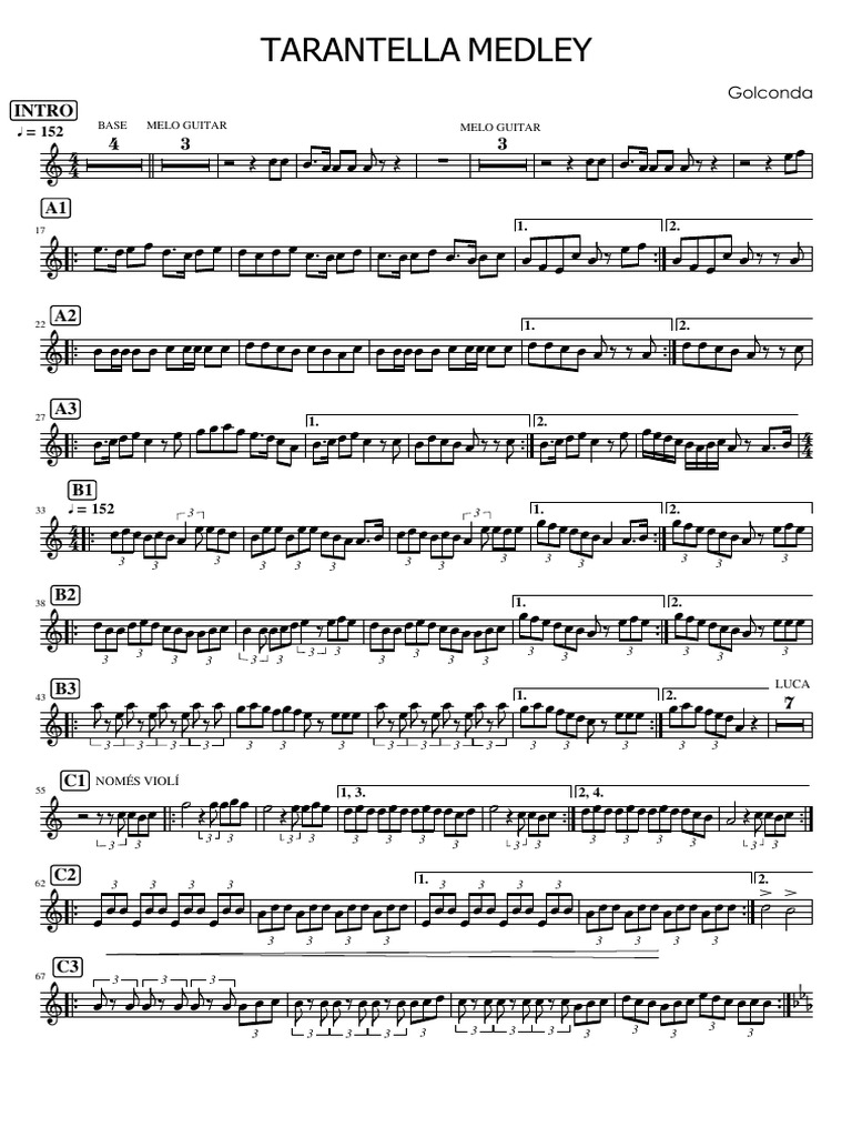 Tarantella Medley 01-05-23 | PDF